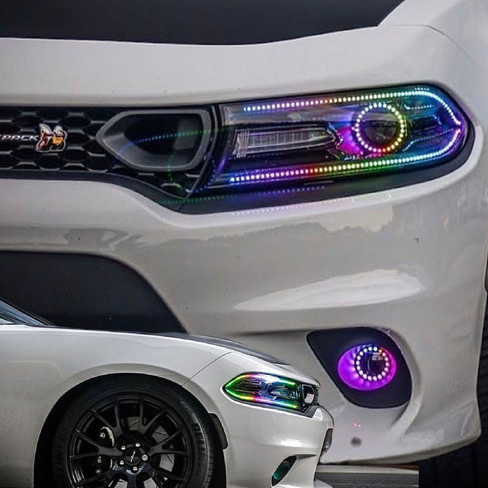 Lighting Trendz: 2015-2023 DODGE CHARGER RGBW DRL BOARDS BUNDLE