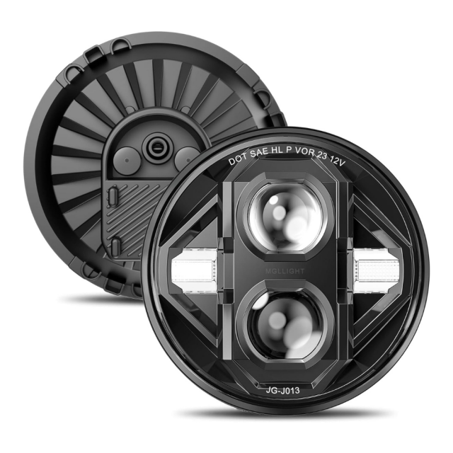 Lighting Trendz: 7" ROUND LED HEADLIGHT REPLACEMENTS w/ Z-BEAM CUT OFF LINE