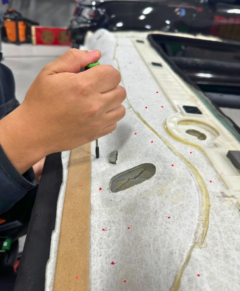 Starlight Headliner Installation