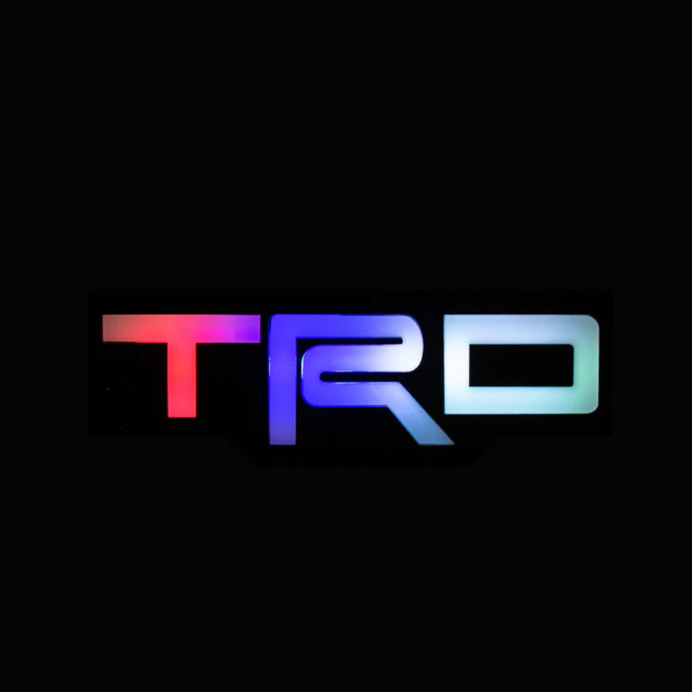 Lighting Trendz: Lit Logos 2013-2023 Toyota TRD RGB Badge