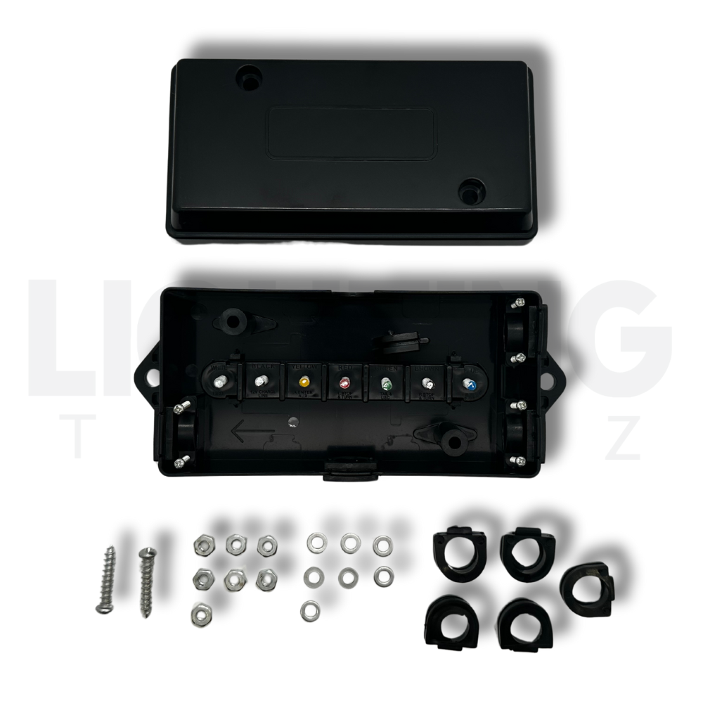 Lighting Trendz: JUNCTION BOX (For Trailer Wiring + Multi-Component Setups)